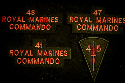 British Army - 41 - 45 -47 - 48 - Royal Marine Commandos - WW2 Type Sew ...