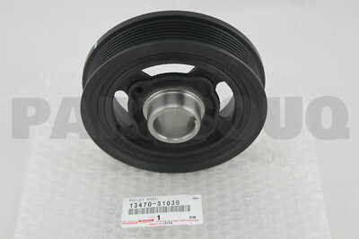 1347031030 Genuine Toyota PULLEY, CRANKSHAFT 13470-31030 | eBay