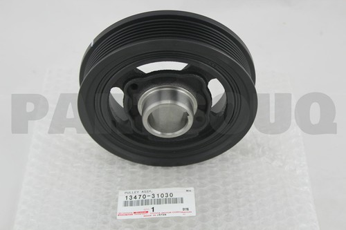 1347031030 Genuine Toyota PULLEY, CRANKSHAFT 13470-31030 | eBay