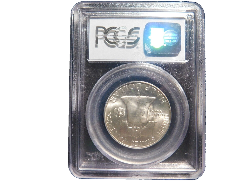 1950 d beautiful franklin half dollar pcgs graded ms64fbl full bell ...