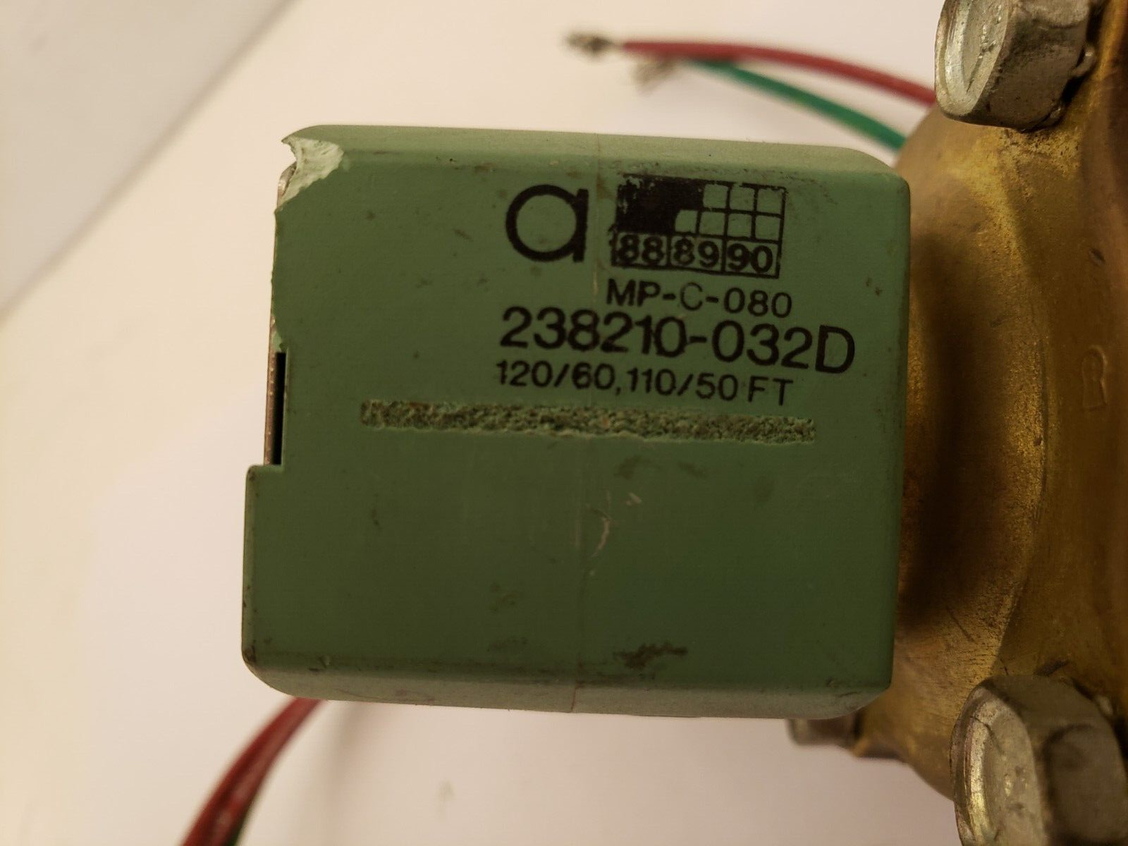 ASCO RED HAT MP-C-080 238210-032D SOLENOID VALVE, 3/8" NPT | eBay