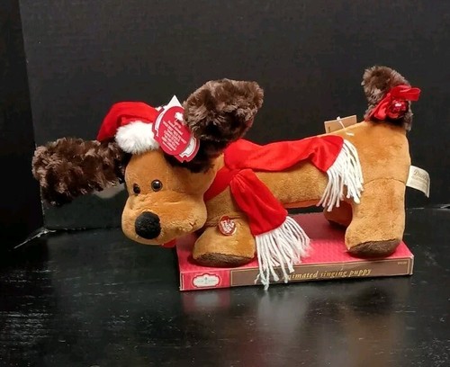 Dan Dee Singing Plush Dachshund Puppy Dog NOS Unused Working Original ...