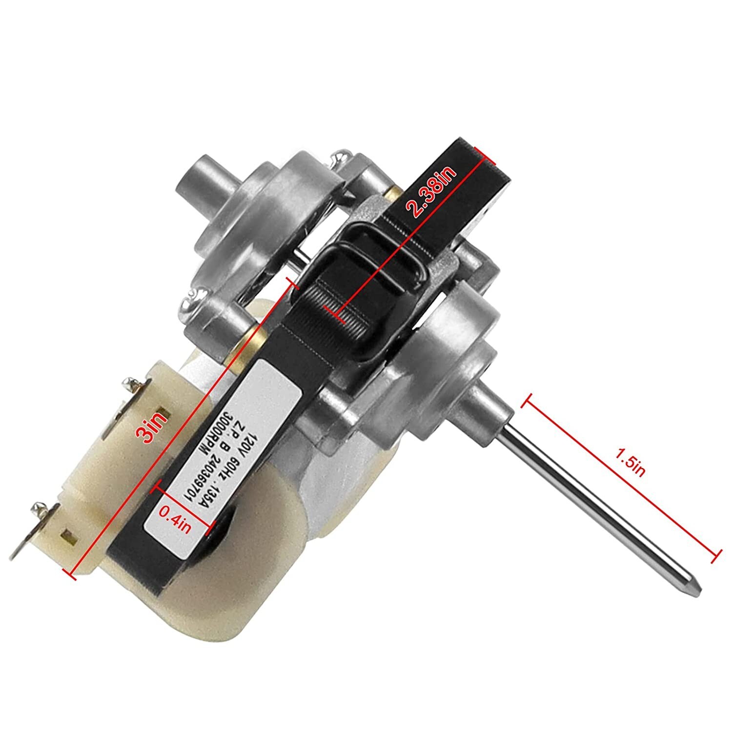 Evaporator Fan Motor for Frigidaire Refrigerator 240369701 240369702 ...