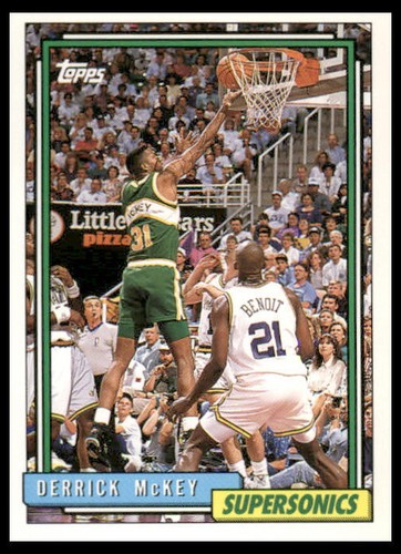 1992 Topps #27 Derrick McKey Seattle SuperSonics Basketball Card | eBay