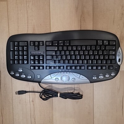 Logitech Elite Keyboard Wired USB Ergonomic | eBay