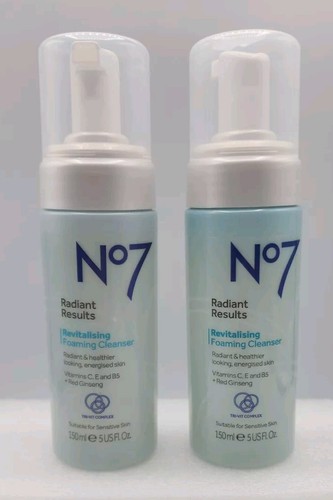 NOS No7 Radiant Results Revitalizing Foaming Cleanser 5 oz New Old ...