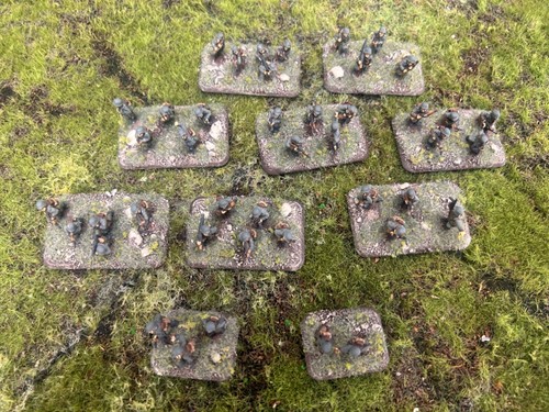 Flames of War German GE702 grenadier platoon x10 Painted FOW ...
