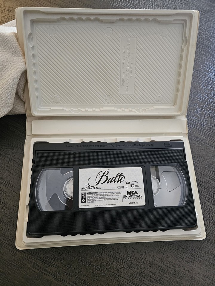 Balto VHS Video Tape Universal Studios Amblin Entertainment 1995 ...