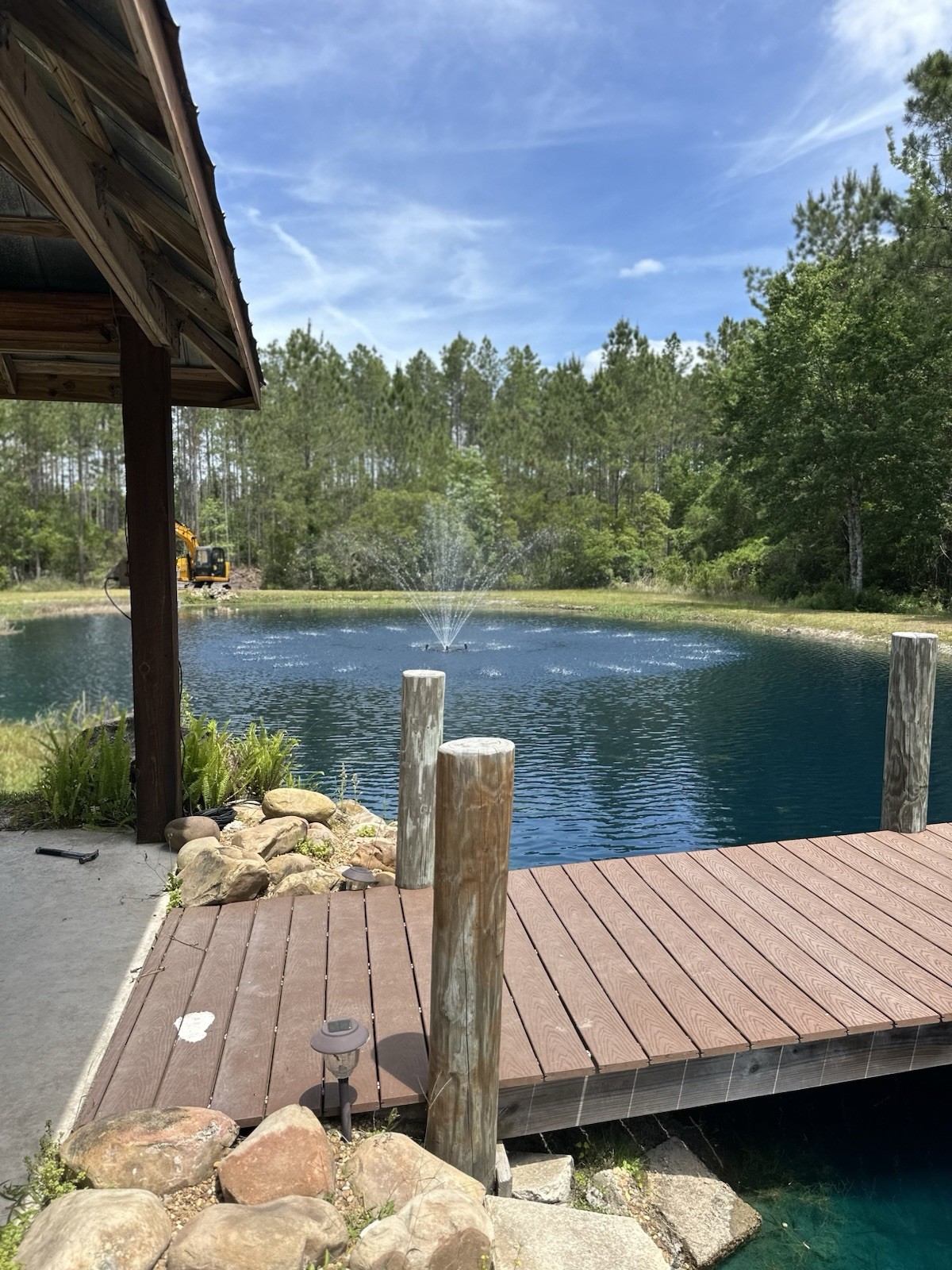 Hqua FS01 Floating Pond Fountain W/ Color Changing Light Kit 1/2HP 13 ...