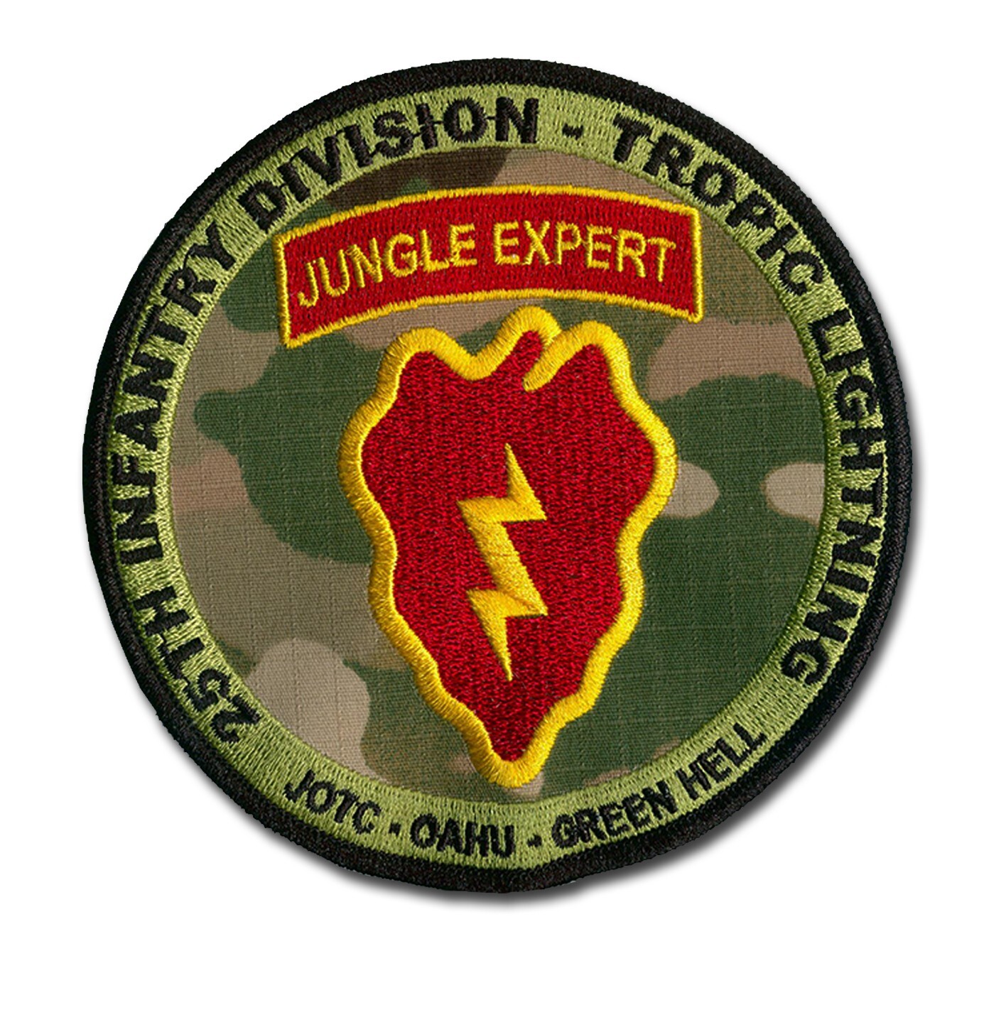 25th Infantry Tropic Lightning Jungle Expert Patch (GREEN) - Green Hell ...