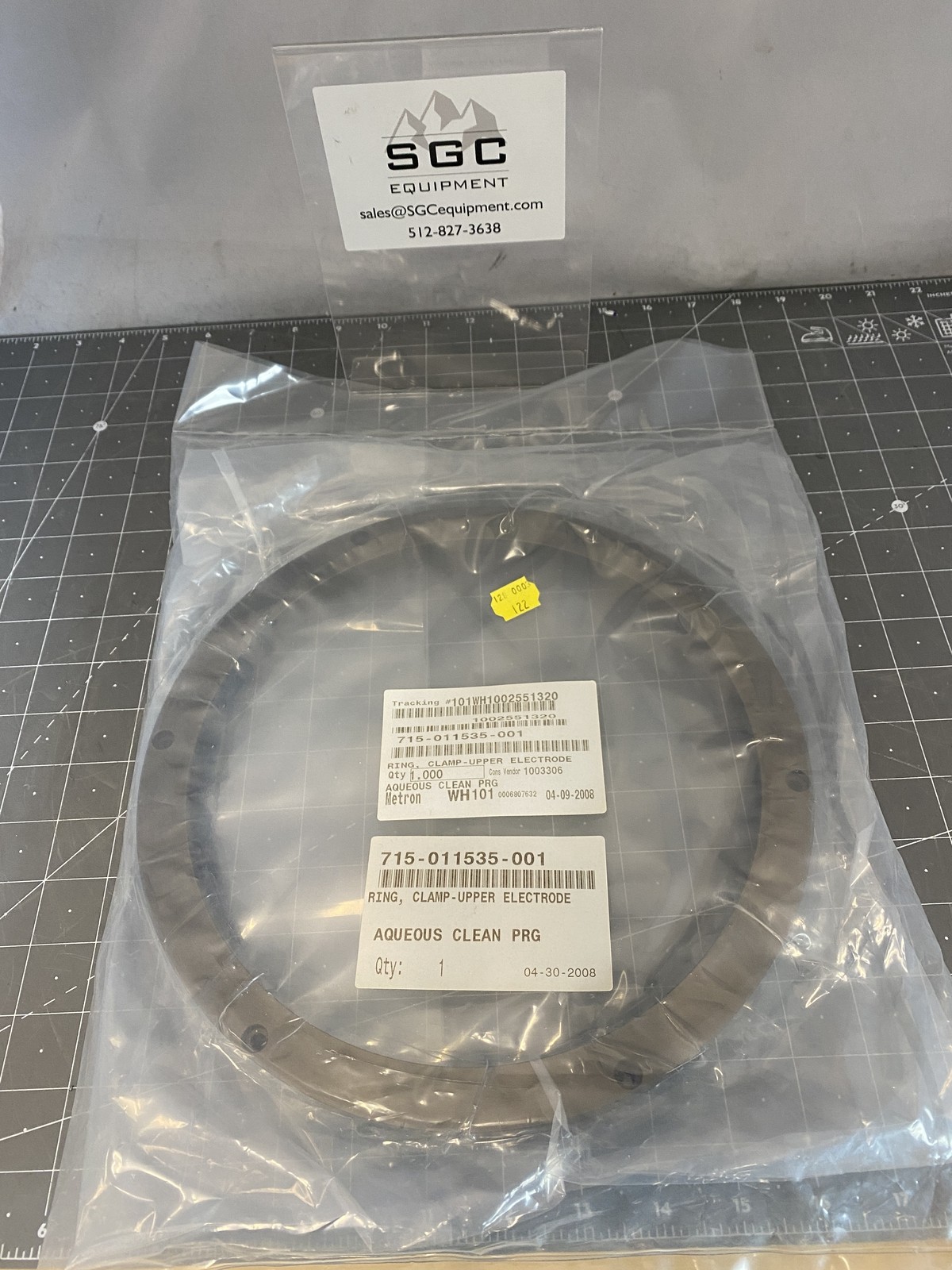 Lam Research 715-011535-001 Upper Electrode Clamp Ring Manufacturer for ...