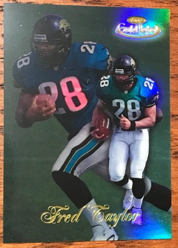 1998 TOPPS GOLD LABEL FRED TAYLOR FOOTBALL ROOKIE CARDS RC-CARD #17 ...