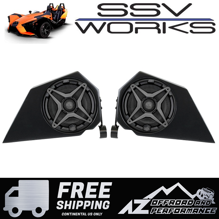 SSV Works Side Panel Speaker Pods w/ 6.5" Kicker Speakers for Polaris ...