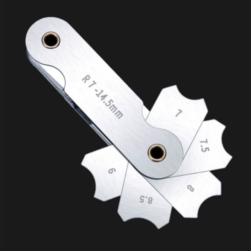 Radius Gauge Set 7-14.5mm 16 Plates Stainless Steel Machinist Tool | eBay