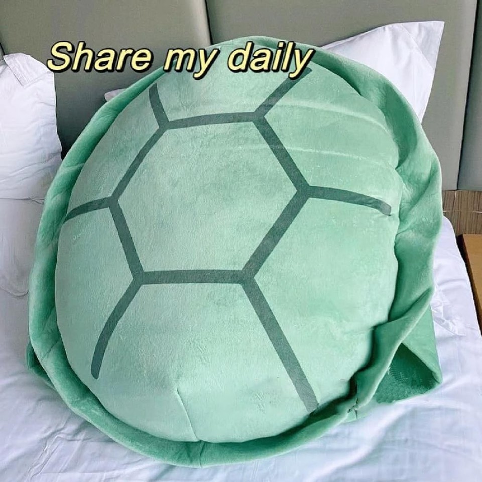 Wearable Turtle Shell Pillow Adult-51in Giant Turtle Costume Funny ...