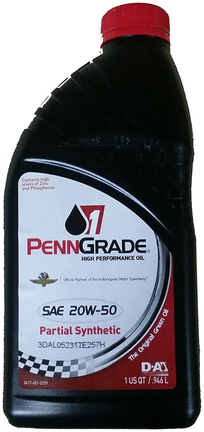 Brad Penn Penn Grade 1 20W50 Partially Synthetic Motor Oil | eBay