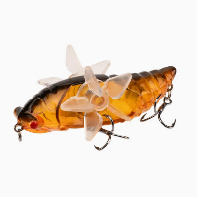 Bionic Cicada Artificial Fishing Lure with Propeller | eBay