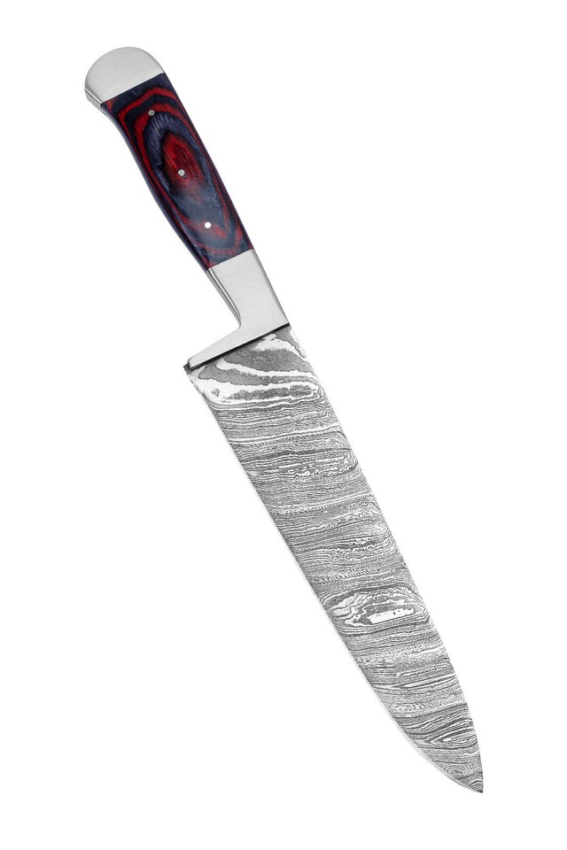 Damascus Steel Knife Set of 5 Custom Handmade Forged Chef Kitchen ...