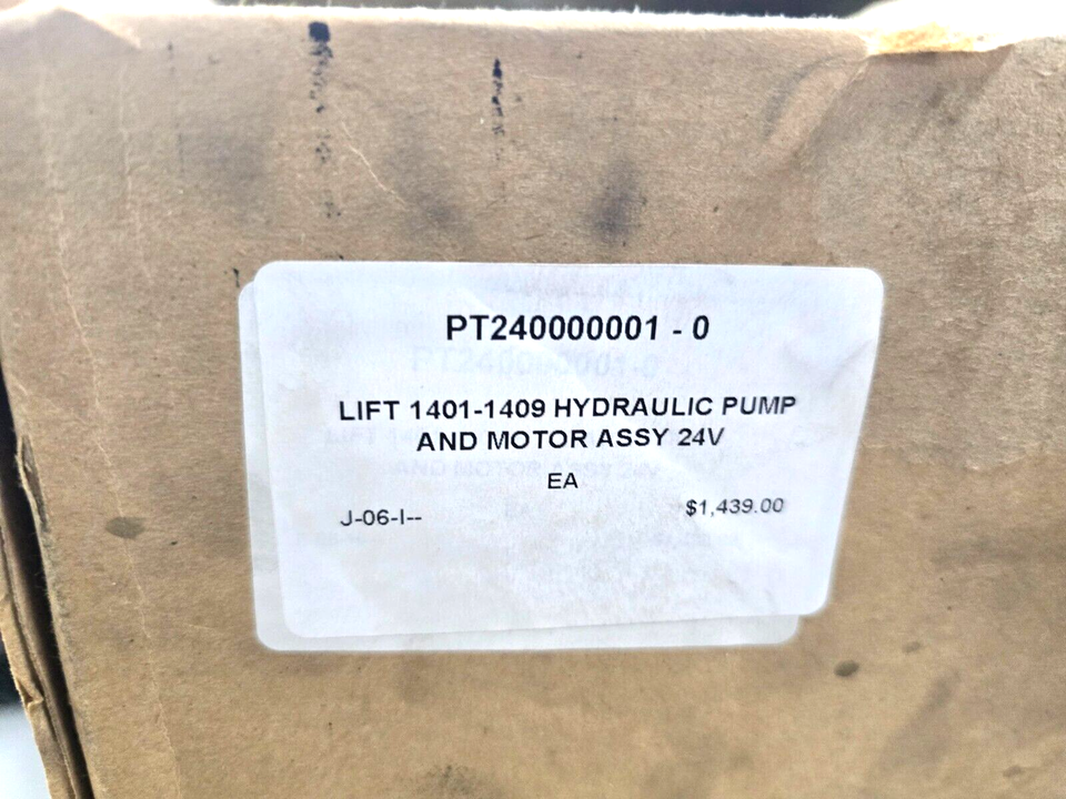 NEW Gillig Ricon Hydraulic PUMP ASM Wheelchair RAMP & MOTOR 24V M-3241 ...