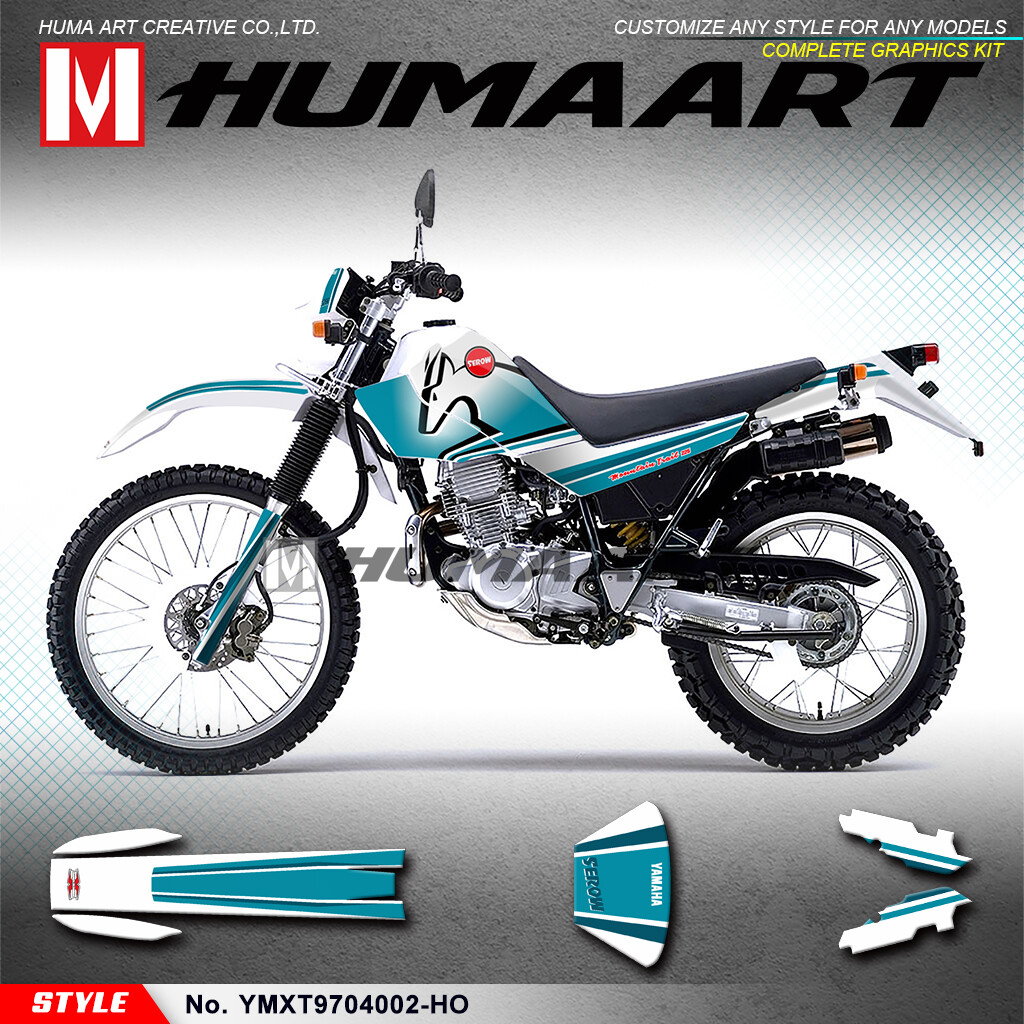 Motocross Full Sticker Graphics Kit for Yamaha Serow XT 225 XT225 1997 ...