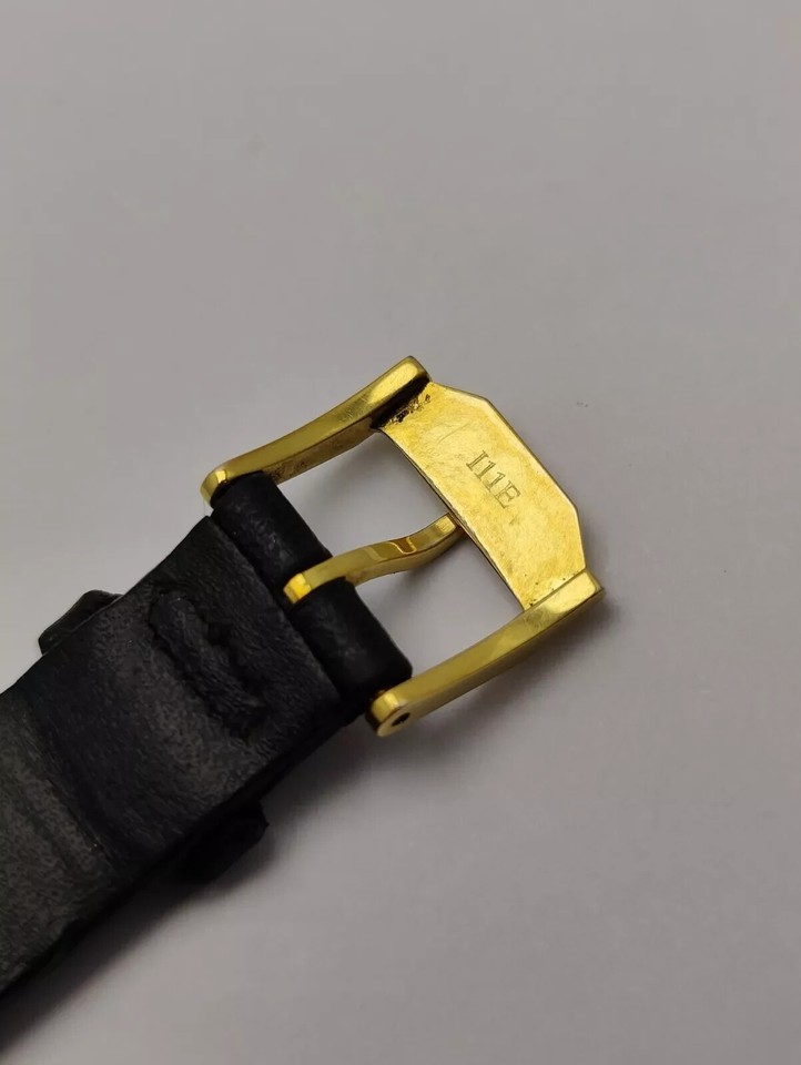 Original Movado MUSEUM SAFIRO Swiss Black Vintage Unisex Watch 81.C6 ...