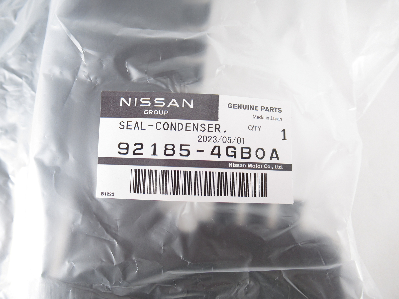 Genuine OEM Nissan Infiniti 92185-4GB0A Driver LH Condenser Side Seal ...