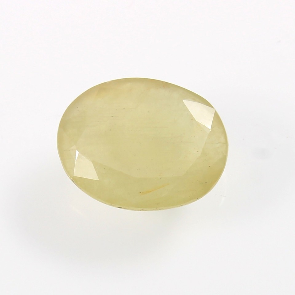 100%Natural African Yellow Sapphire Oval Cut Loose AAA Quality Gemstone ...