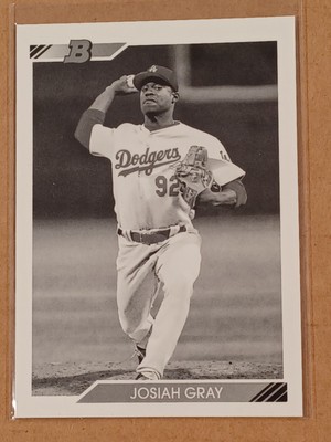 Josiah Gray 2020 Bowman Heritage Prospects #BHP-48 Los Angeles Dodgers ...