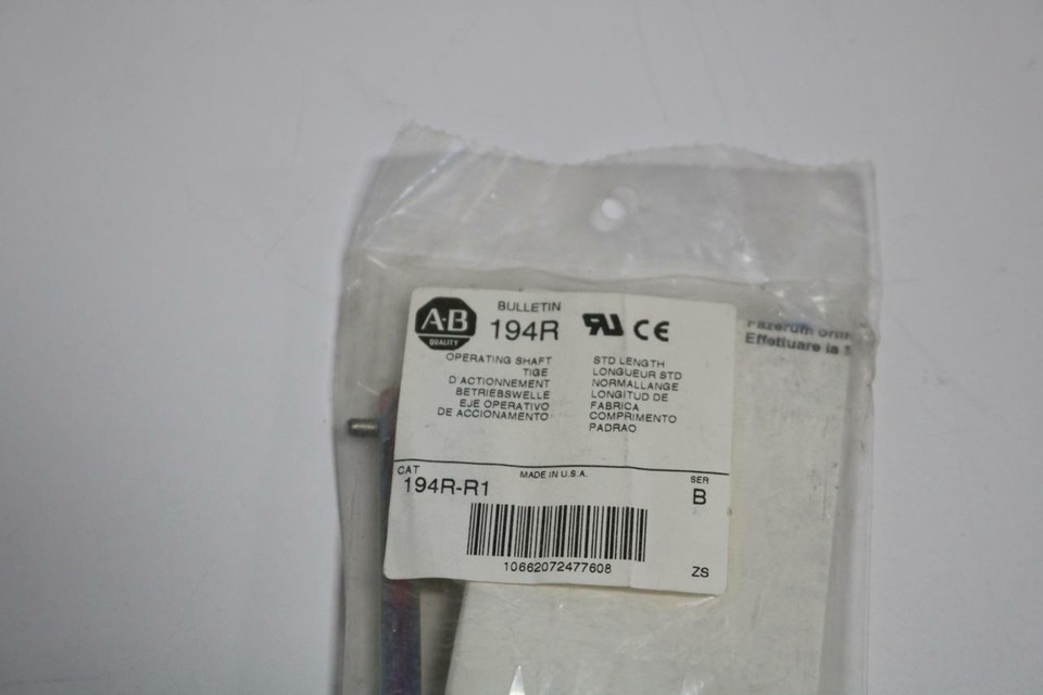 Allen-Bradley 194RR1 Allen Bradley 194R-R1 Operating Shaft Standard ...