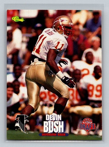 1995 Classic NFL Rookies Devin Bush #26 Atlanta Falcons | eBay