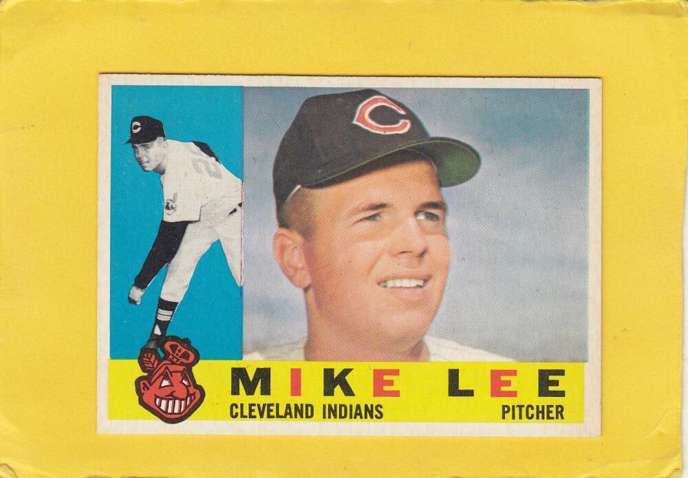 1960 Topps #521 Mike Lee Indians NM Near Mint RC Rookie #24486 | eBay
