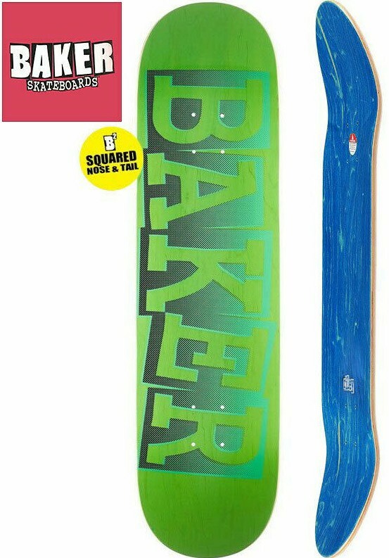 Baker Skateboard Decks Green