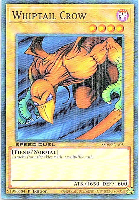 Whiptail Crow SS05-ENA05 Yu-Gi-Oh! Light Play 1st Edition | eBay