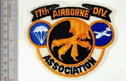US Army WWII 17th Airborne Division Parachute & Glider Association Members Patch | eBay