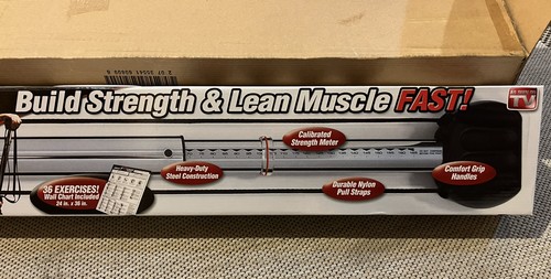 Ontel ISO 7X Isometric Workout Bar - Silver Pack Of 4. New In Box ...