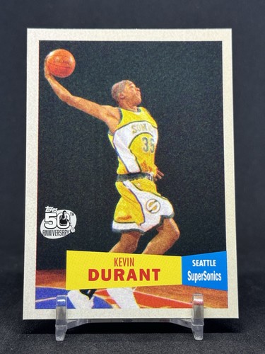 2007-08 Topps Kevin Durant #112 Variation Rc 50th Anniversary ...