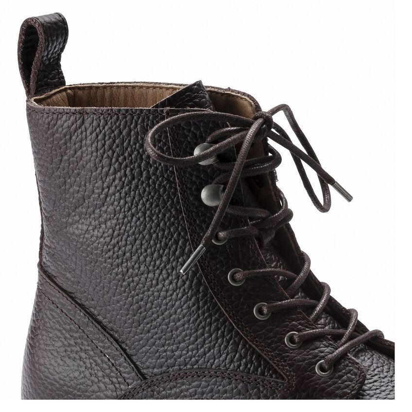 BIRKENSTOCK BRYSON WOMEN'S BOOT IN EMBOSSED LEATHER WITH LACES GINGER ...