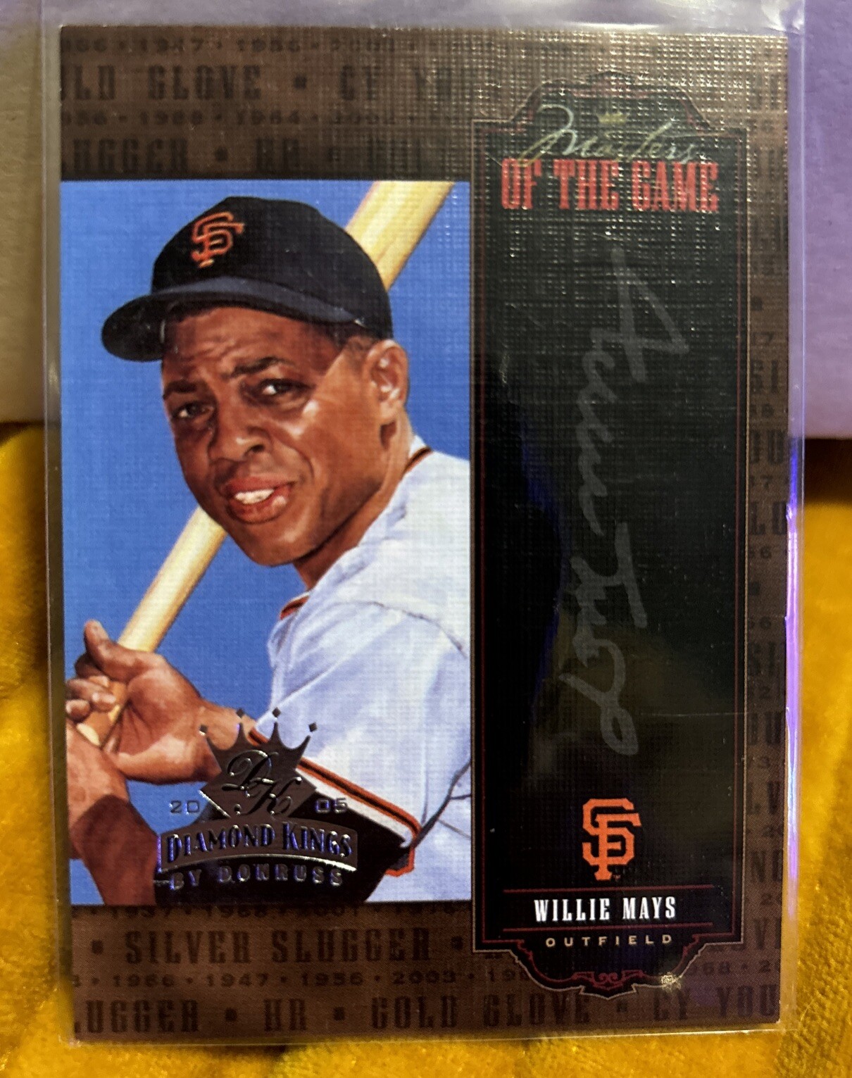 2005 Donruss Diamond Kings Masters of the Game Willie Mays MG-10 | eBay
