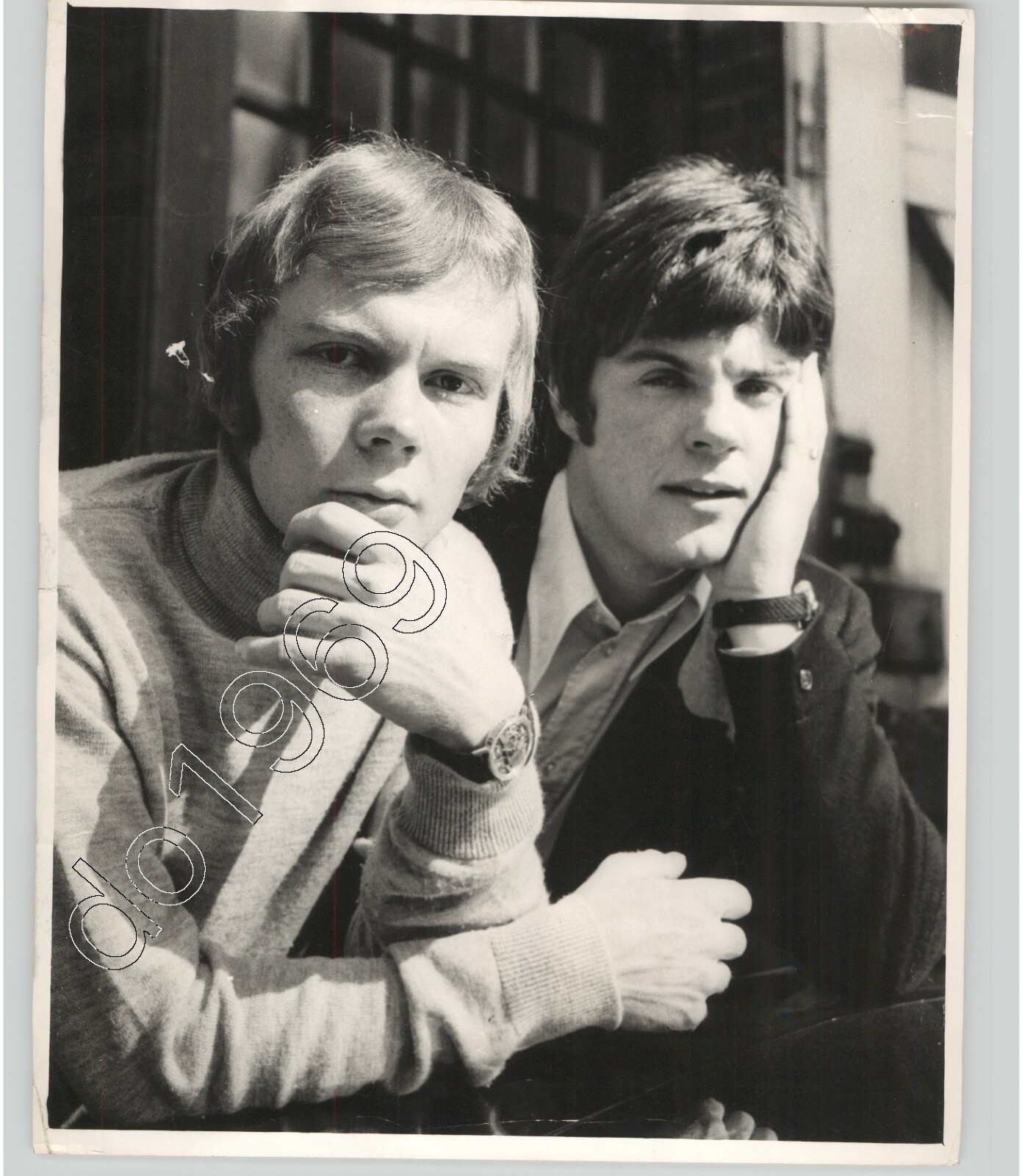 Musicians COLIN PETERSON & VINCE MELOUNEY Of The BEE GEES 1967 Press ...