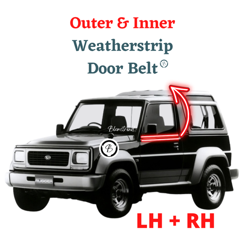 SET Daihatsu Taft Rocky Rugger Fourtrak F70 F75 F78 Weatherstrip ...