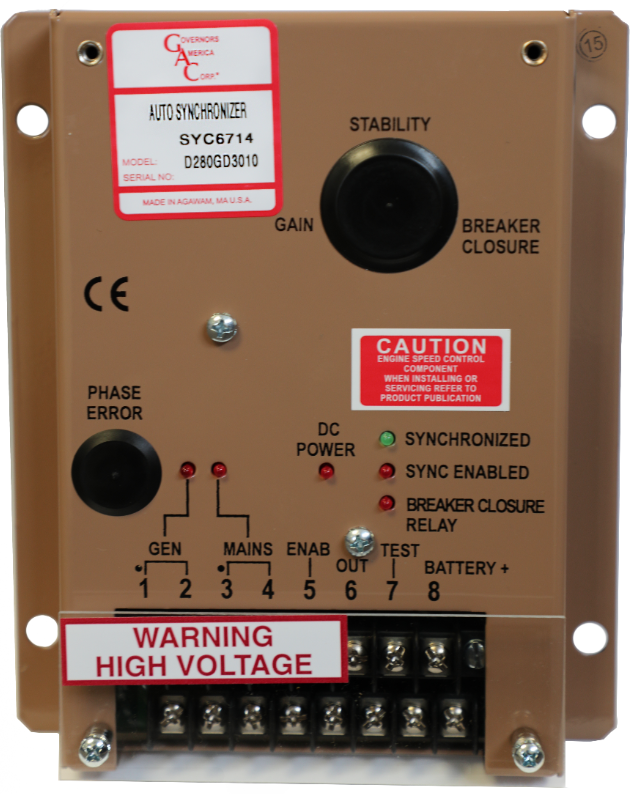 SYC6714 Synchronizer (Authentic) - Governors America Corp. (GAC) | eBay