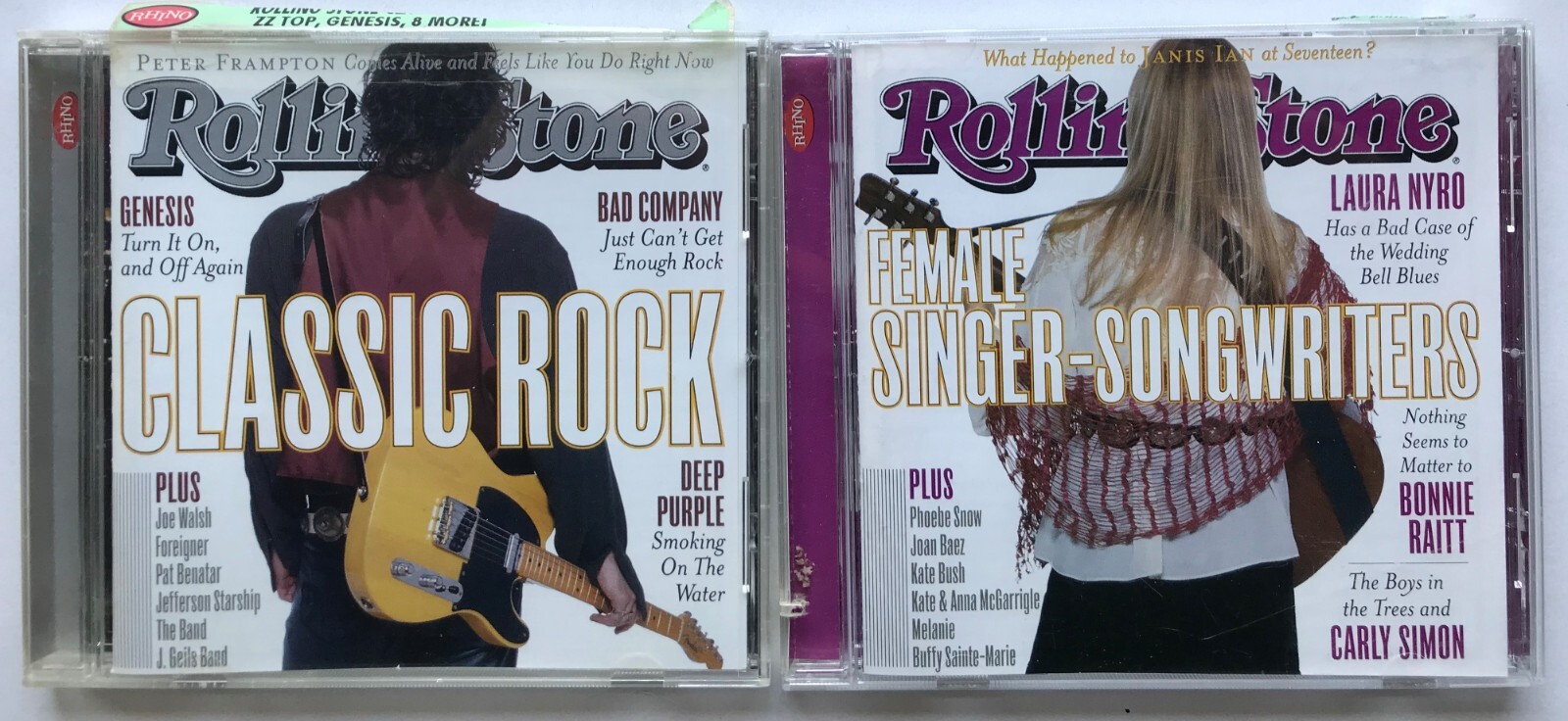 Lot of 2 Rolling Stone Presents cd FEMALE SINGER-SONGWRITERS & CLASSIC ...