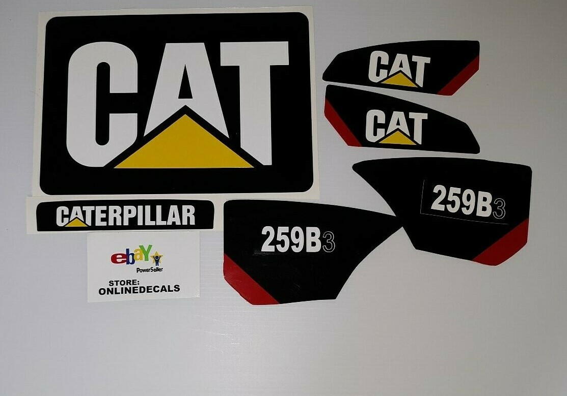 Caterpillar 259 B3 Decal Kit Equipment Decals Fast Free Shipping | eBay