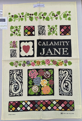 Calamity Jane Linen Union Tea Towel from McCaw Allan Julie Dodsworth ...