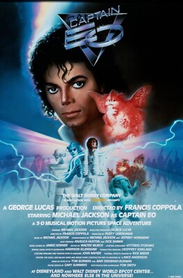 Captain EO, Michael Jackson, REPRO AFFICHE concert Vintage (50x70) | eBay