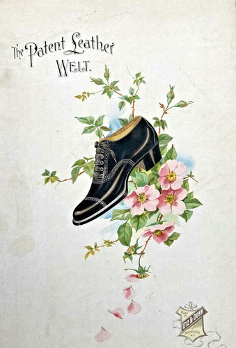 Antique Shoe Advertising Poster UTZ & DUNN Rochester NY Great Color ...