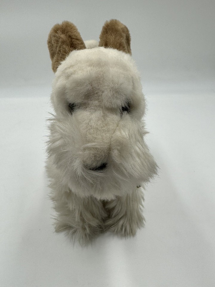 Vintage Hermann Teddy Original Schnauzer Dog Stuffed Animal Plush 10 ...