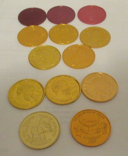 13 N.O. VINTAGE MARDI GRAS DOUBLOONS - REX, COMUS, HERMES & BACCHUS | eBay