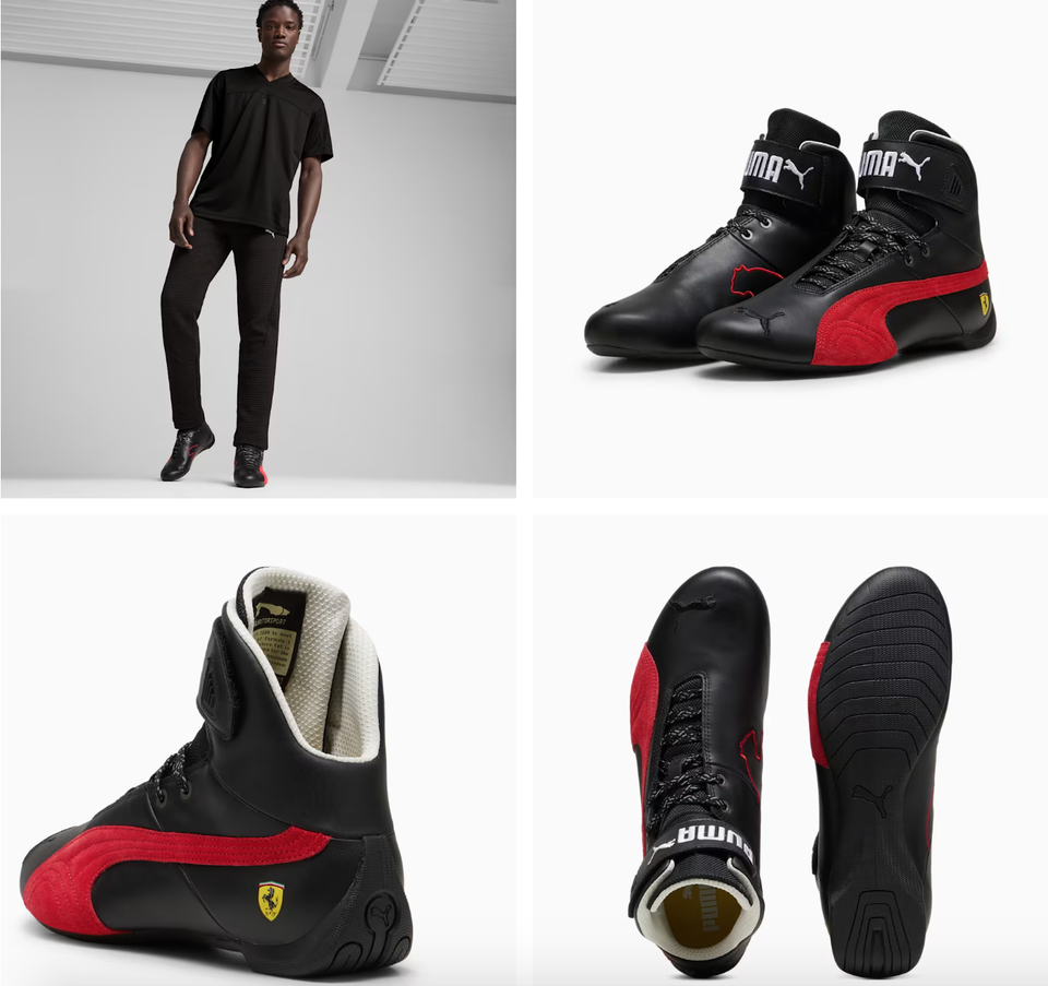 NEW MENS PUMA Ferrari Future Cat Mid AEROCAT R-cat SHOES 308382 01 ...