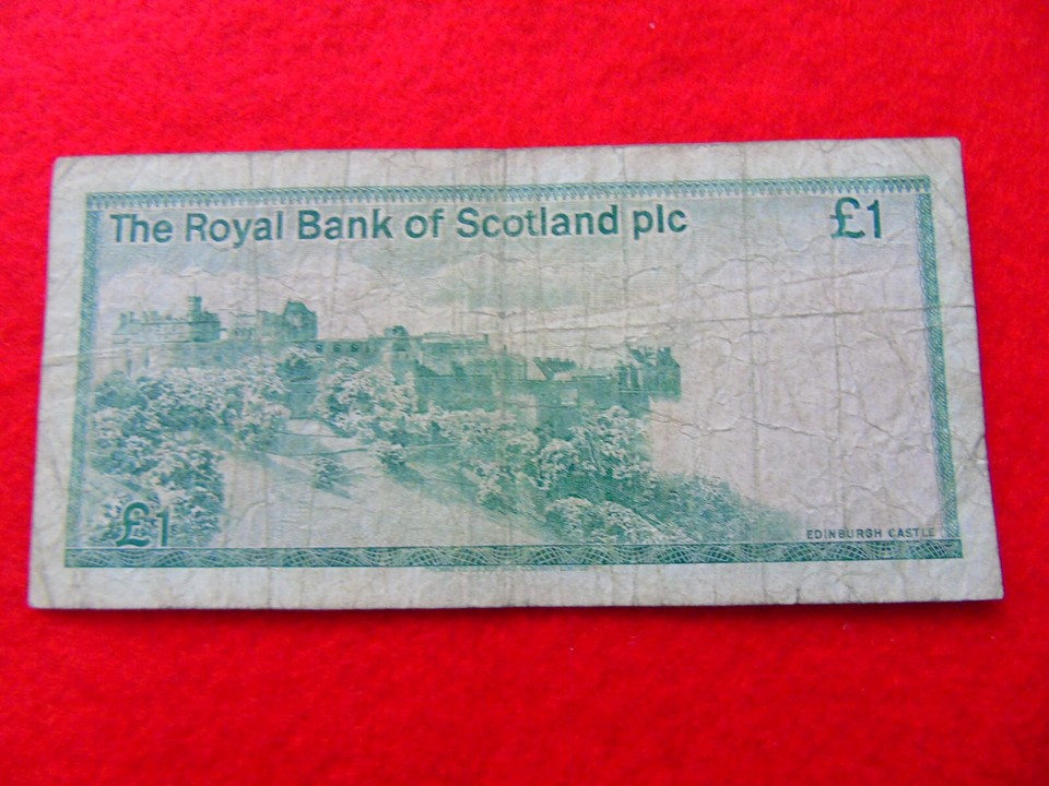 1986 The Royal Bank Of Scotland £1 BANK NOTE USED | eBay UK